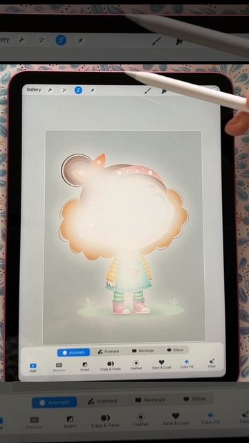 Как нарисовать контур / обводку стикера