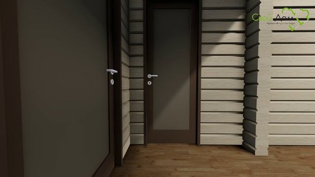 Проект дома из бруса 100 м A-093