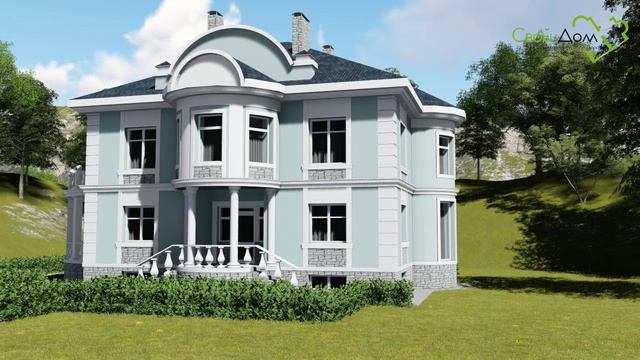 Проект дома 2 этажа, цокольный этаж F-037