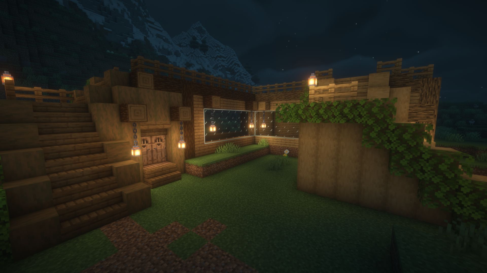 Постройка города в майнкрафте Двойной дом (minecraft