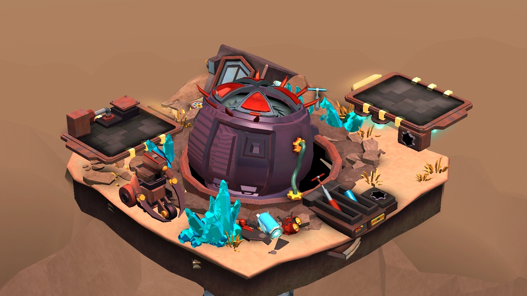 Tiny Robots Recharged | Пустынный червь | Прохождение