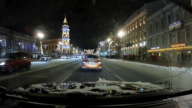 Ночной, Новогодний Санкт-Петербург 2026 года