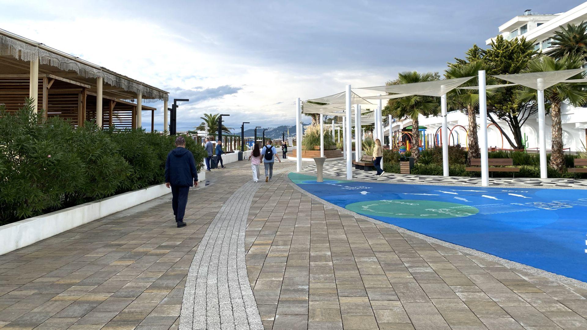 Сочи. Пляж "Ривьера" после реконструкции.