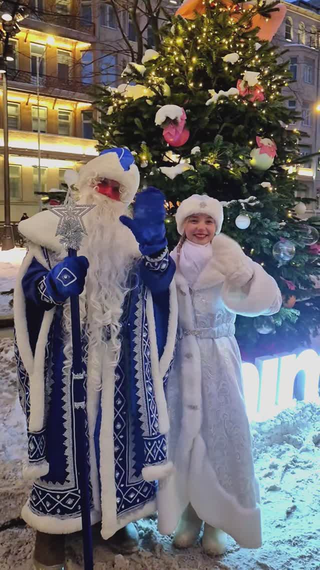 Рождественские ёлочки на Тверском бульваре в Москве. Путешествие в Рождество  2026