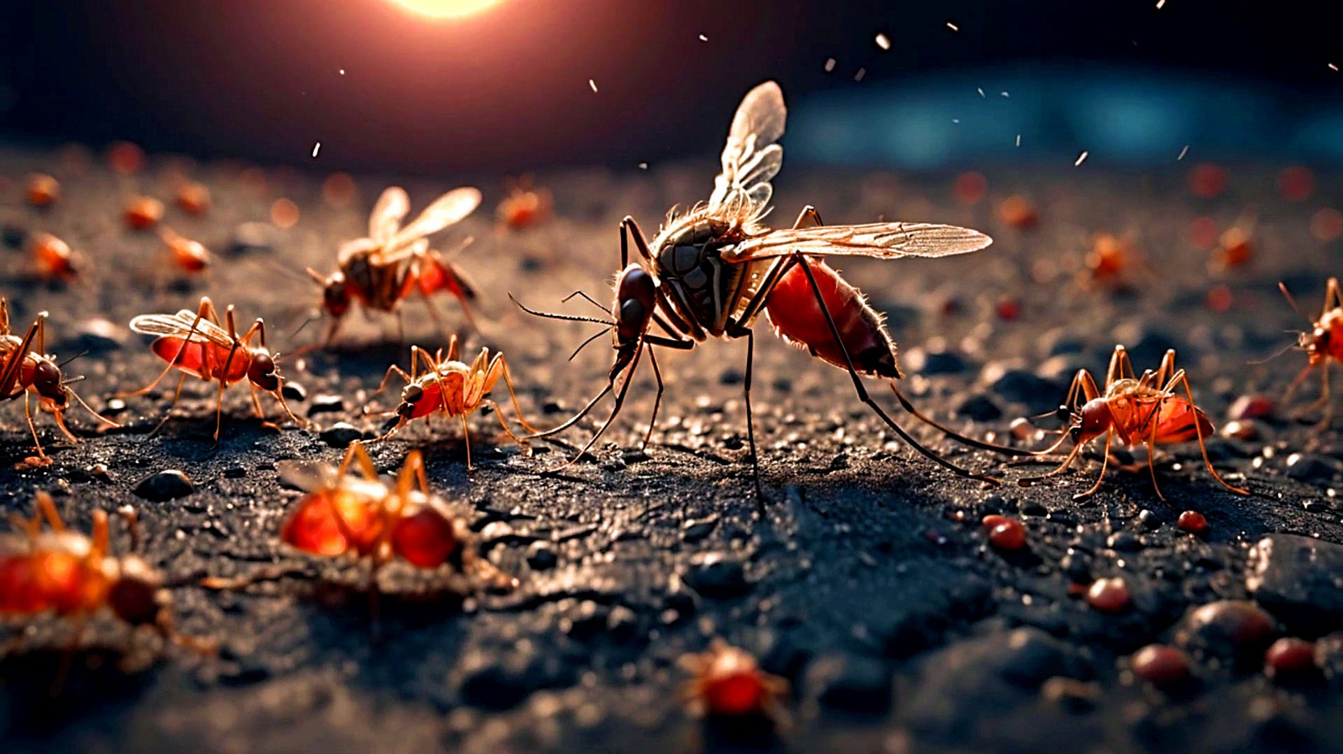 Что происходит с кровью внутри комара?