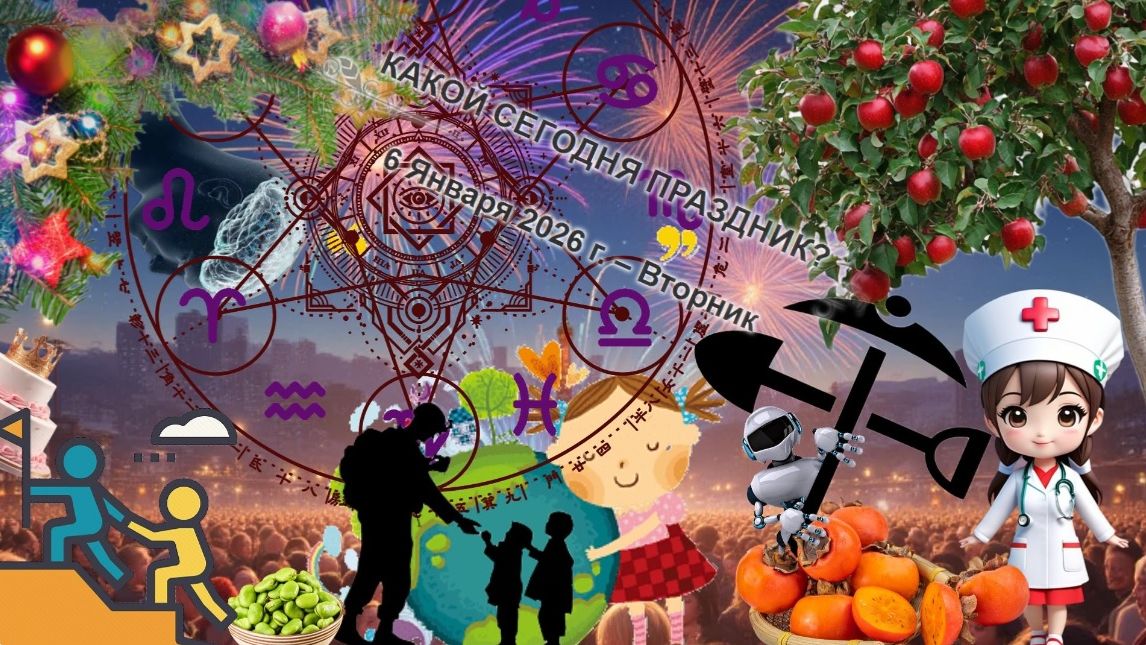 Праздники, памятные дни и исторические события 6 января!