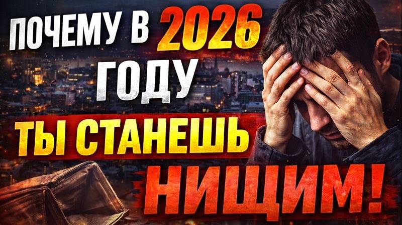 Почему в 2026 году ты станешь нищим! #экономика #2026 #новыйгод