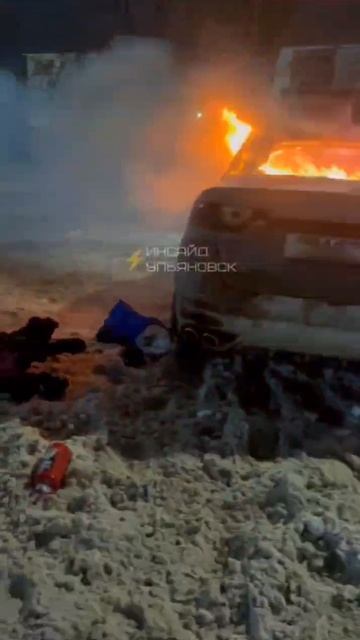 🔥Сейчас загорелась Geely на Аблукова. Все живы