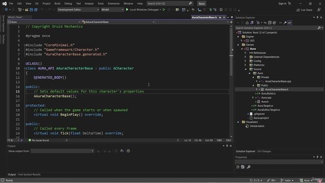 03. The Base Character Class