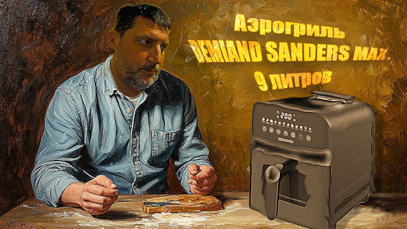 Аэрогриль с функцией жарка с паром DEMIAND SANDERS MAX на 9 литров
