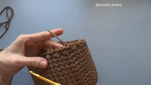 Стильная сумка-торба крючком. Мастер-Класс