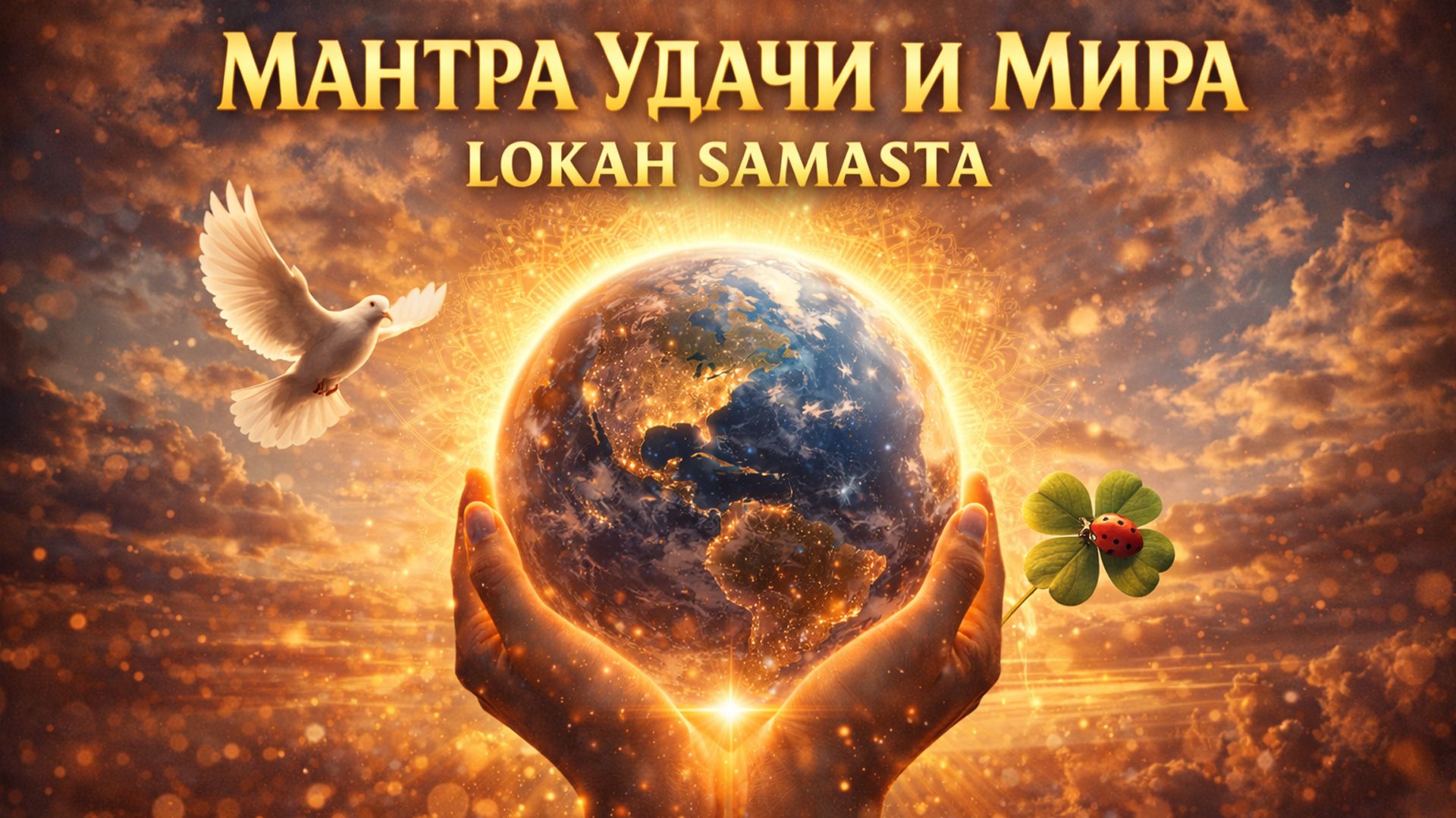Мантра На Удачу и Благополучие Мира: Локах Самаста Сукхино Бхаванту - Пожелание Счастья Всему Миру