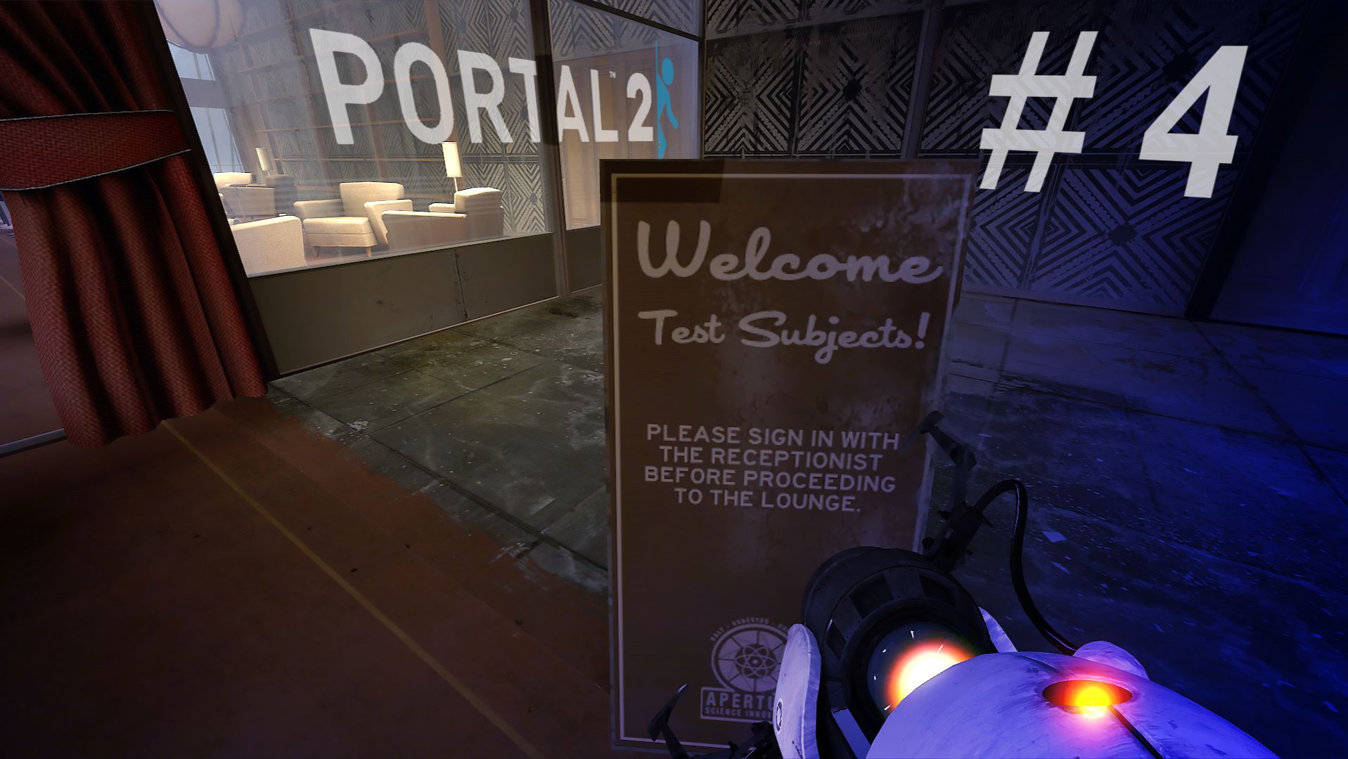 Закрытая испытательная зона / Portal 2 / серия 4 — прохождение 101%