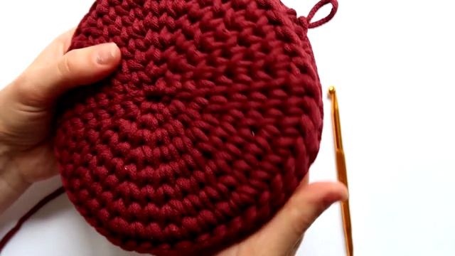 Мастер-класс сумка ведро вязаная крючком