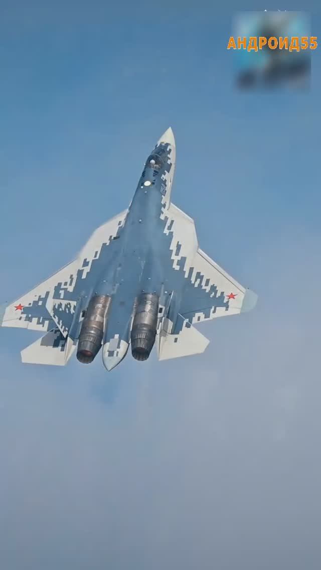 Потрясающие кадры Су-57 на авиашоу в Китае - 2024. Пилот Сергей Богдан