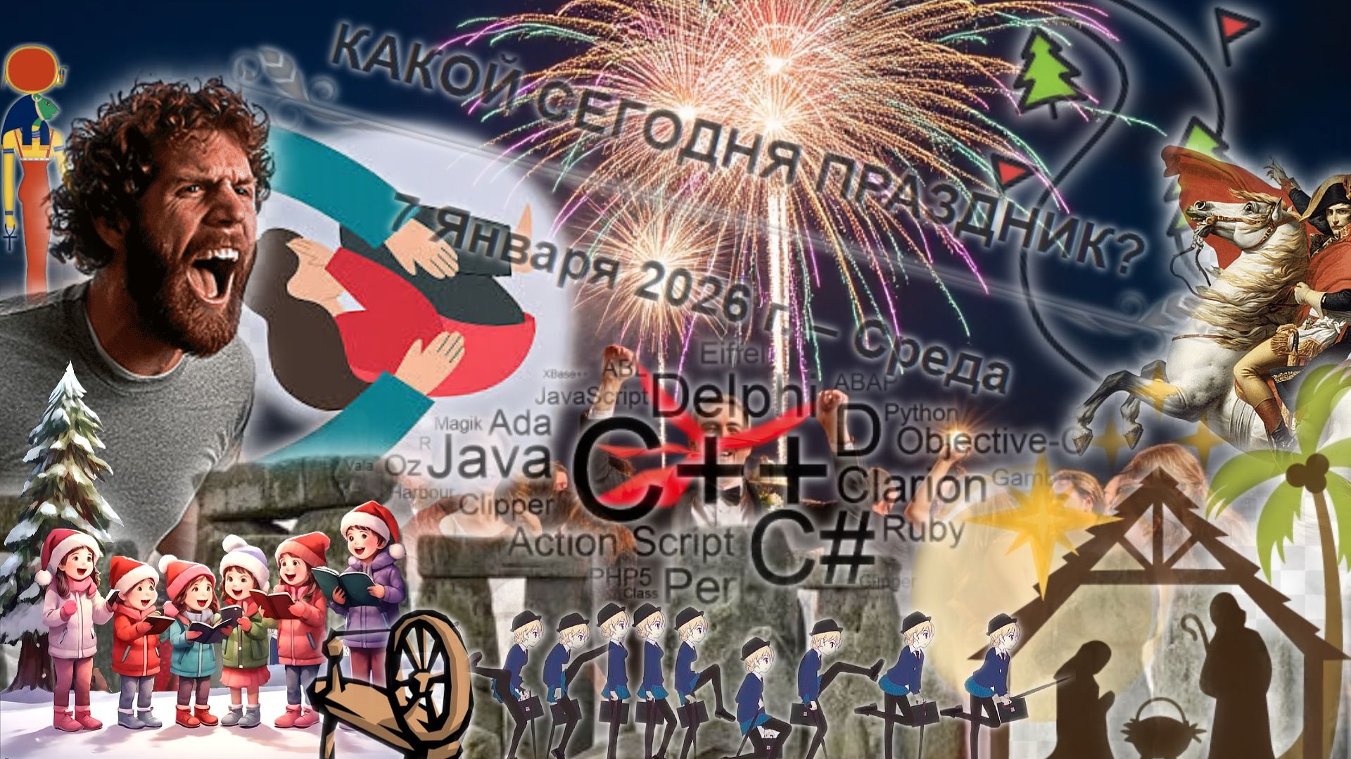 Праздники, памятные дни и исторические события 7 января!