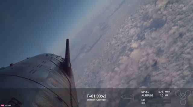 Шестой запуск Starship SpaceX