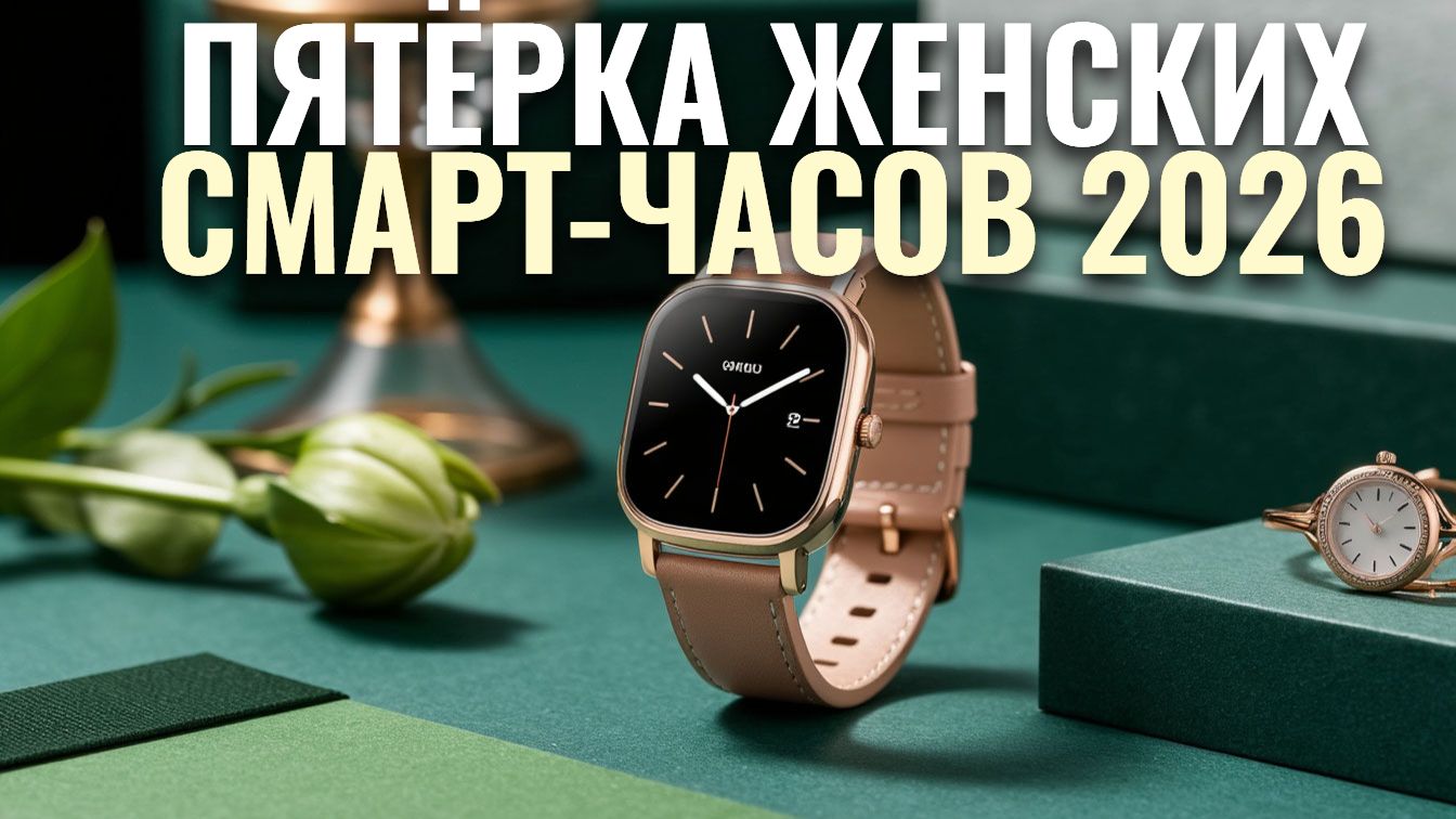 Рейтинг 2026: 5 лучших женских смарт-часов с календарем цикла.