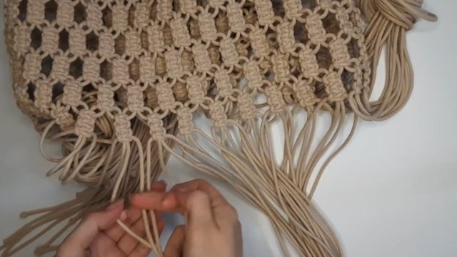 Сумка ведро крючком