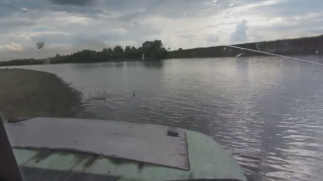 На УАЗе по реке Суре! Заезд на вездеходе, полный привод