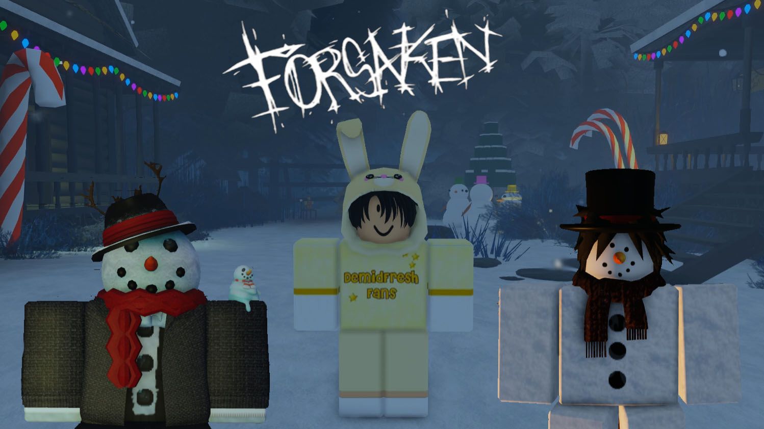 НОВОГОДНИЕ КАТКИ И СКИНЫ В ФОРСАКЕН 🎁