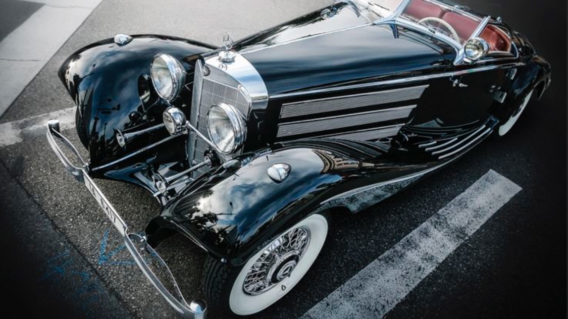 Обзор ретро автомобиля эпохи Ар-Деко Mercedes-Benz 540 k