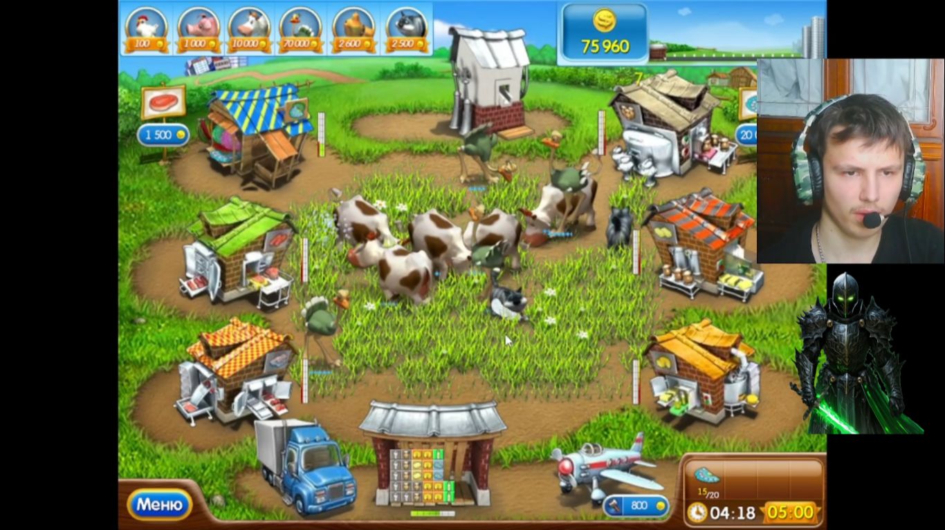 тёмный рыцарь прошёл 3 ур. на золото в покемонах.17 серия.