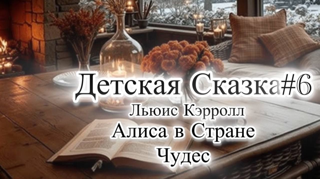 Детские сказки На Ночь #6 |  💤 💫🪐 "АЛИСА В СТРАНЕ ЧУДЕС " | Льюис Кэрролл Глава 1-3