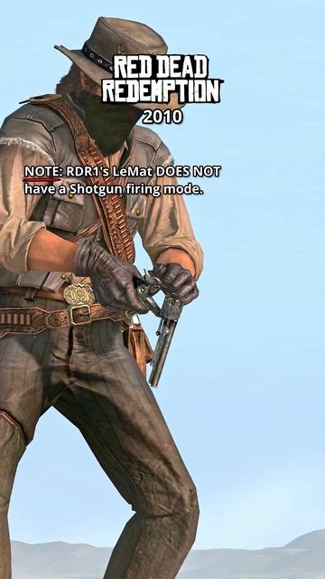 Сравнение револьверов в RDR1 и RDR2.