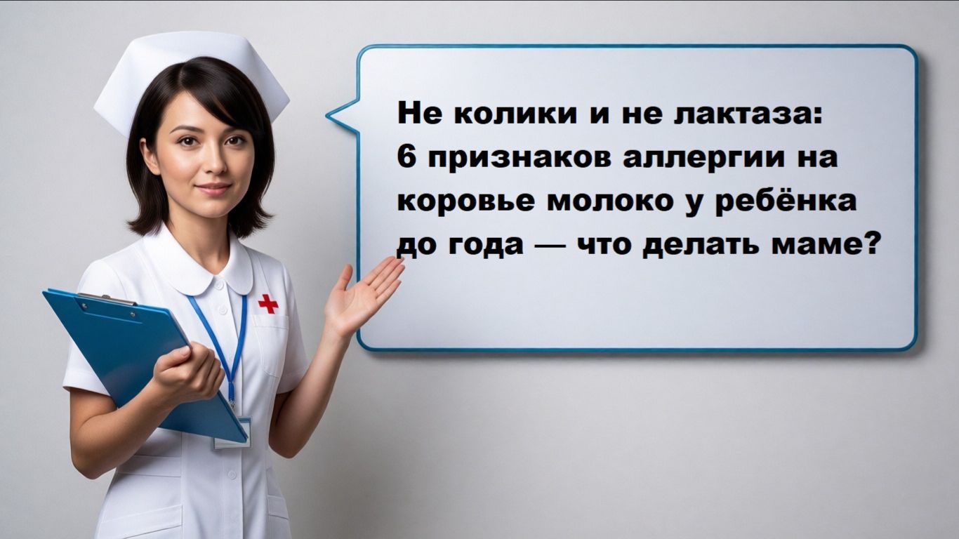 Аллергия к белкам коровьего молока у детей: причины, симптомы, диагностика и лечение