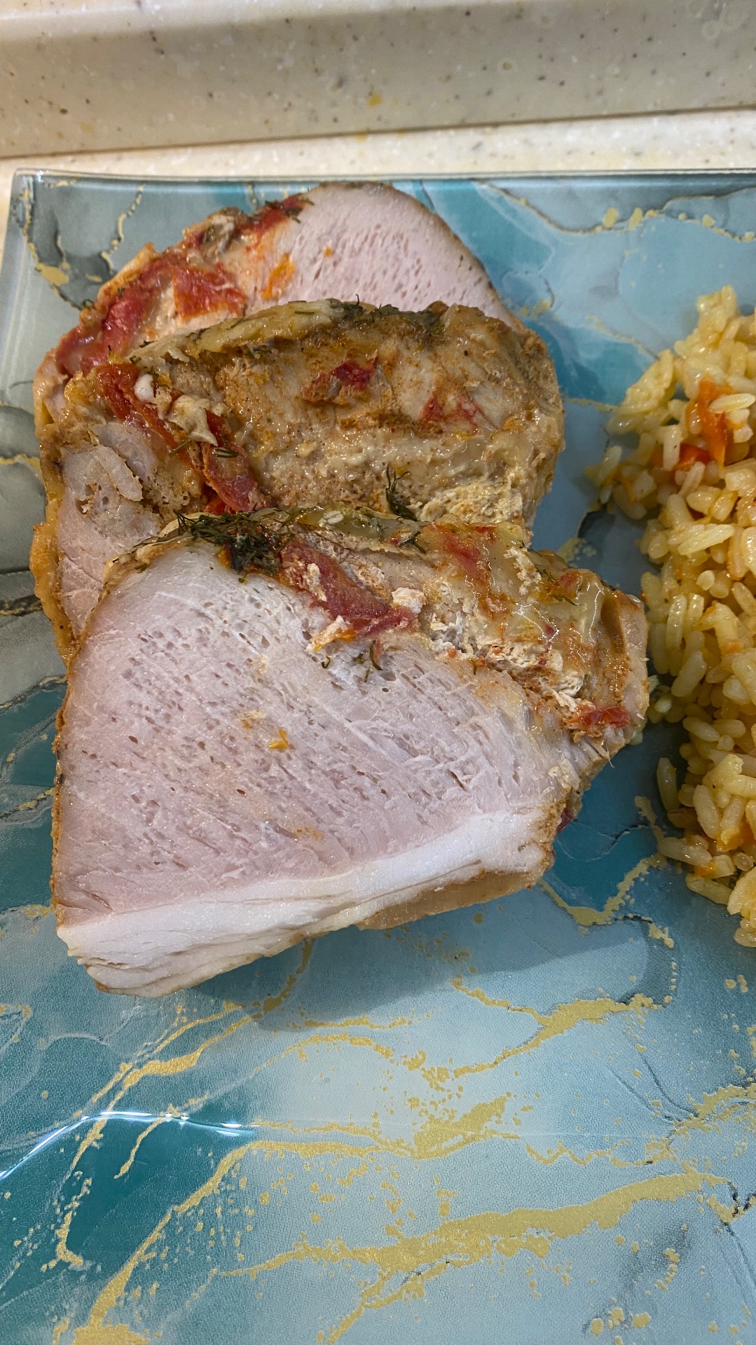 Мясо гармошка в духовке