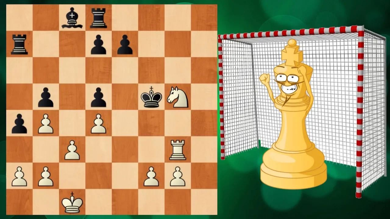 ШАХМАТНЫЙ ЭТЮД. КОРОЛЬ-ВРАТАРЬ