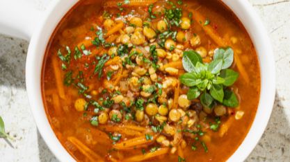 Суп из чечевицы.