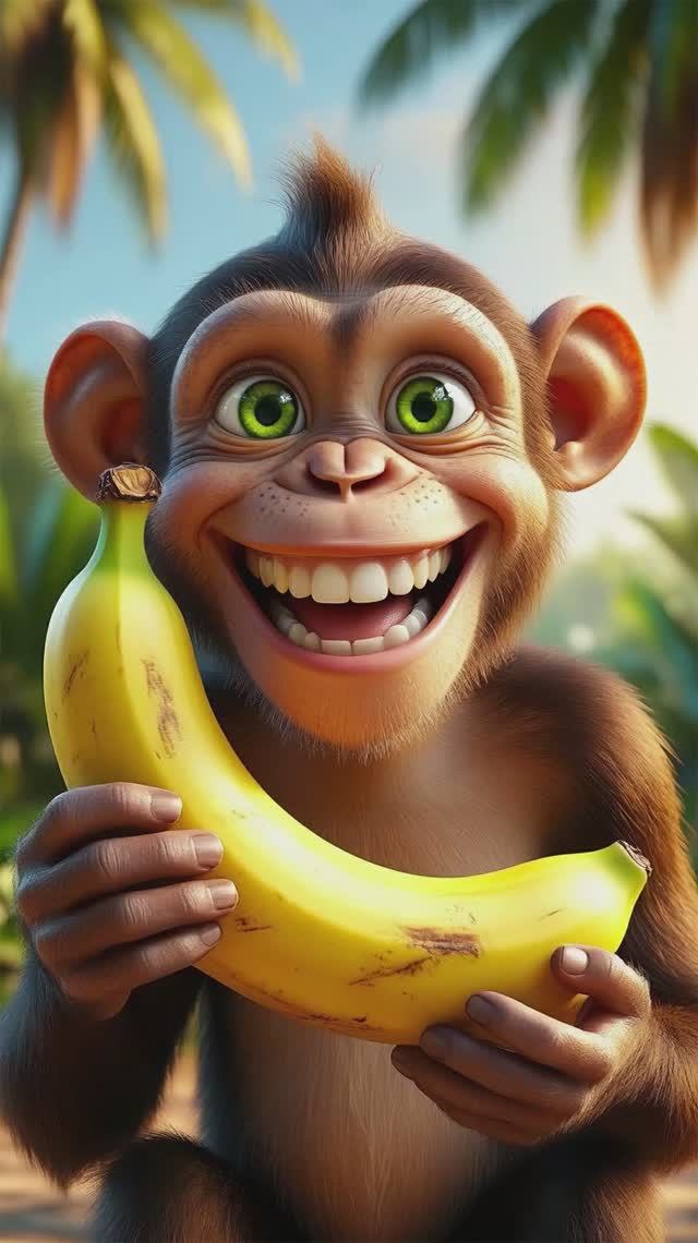 Обезьяна и банан
