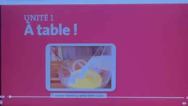 a la une 3 - видео к unité 1 - Crêpes maison