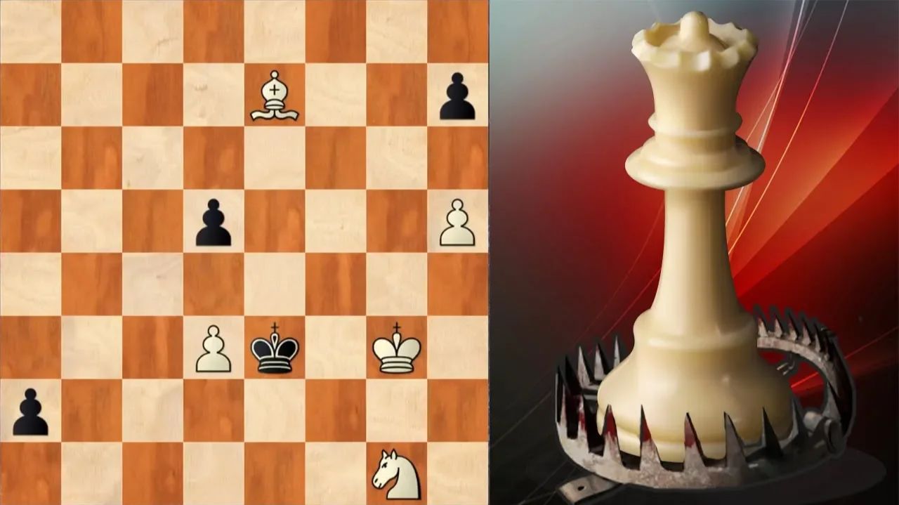 ШАХМАТНЫЙ ЭТЮД. КАПКАН ДЛЯ ФЕРЗЯ