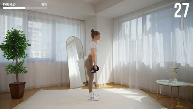 15 МИН ТРЕНИРОВКА ЯГОДИЦ С ВЕСОМ - вырасти свои ягодицы