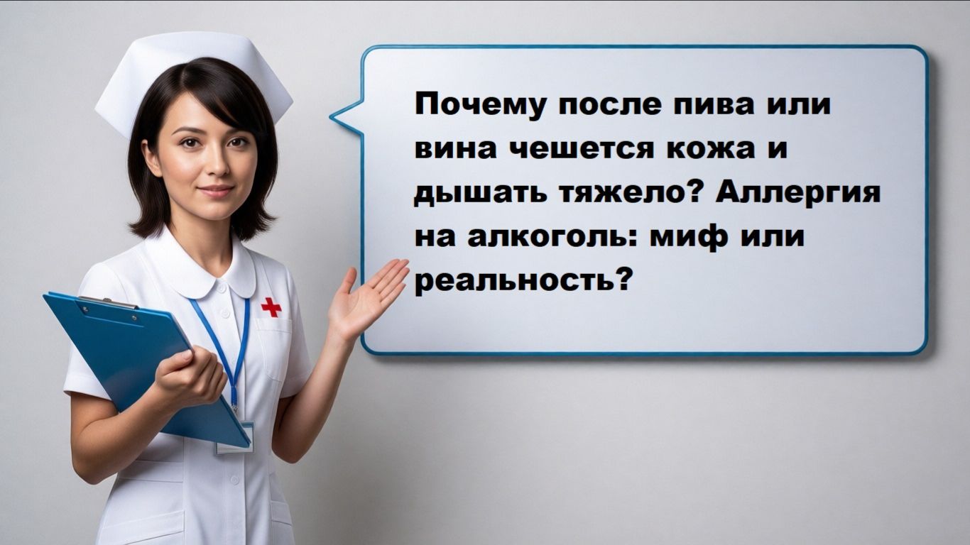 Аллергия на алкоголь: причины, симптомы, диагностика и лечение