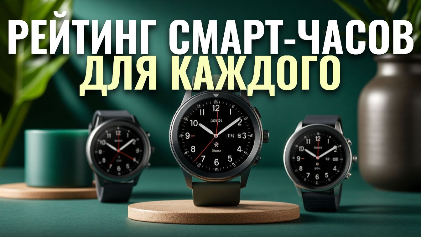 ТОП‑5 смарт‑часов 2026: рейтинг по цене и качеству — какие выбрать?
