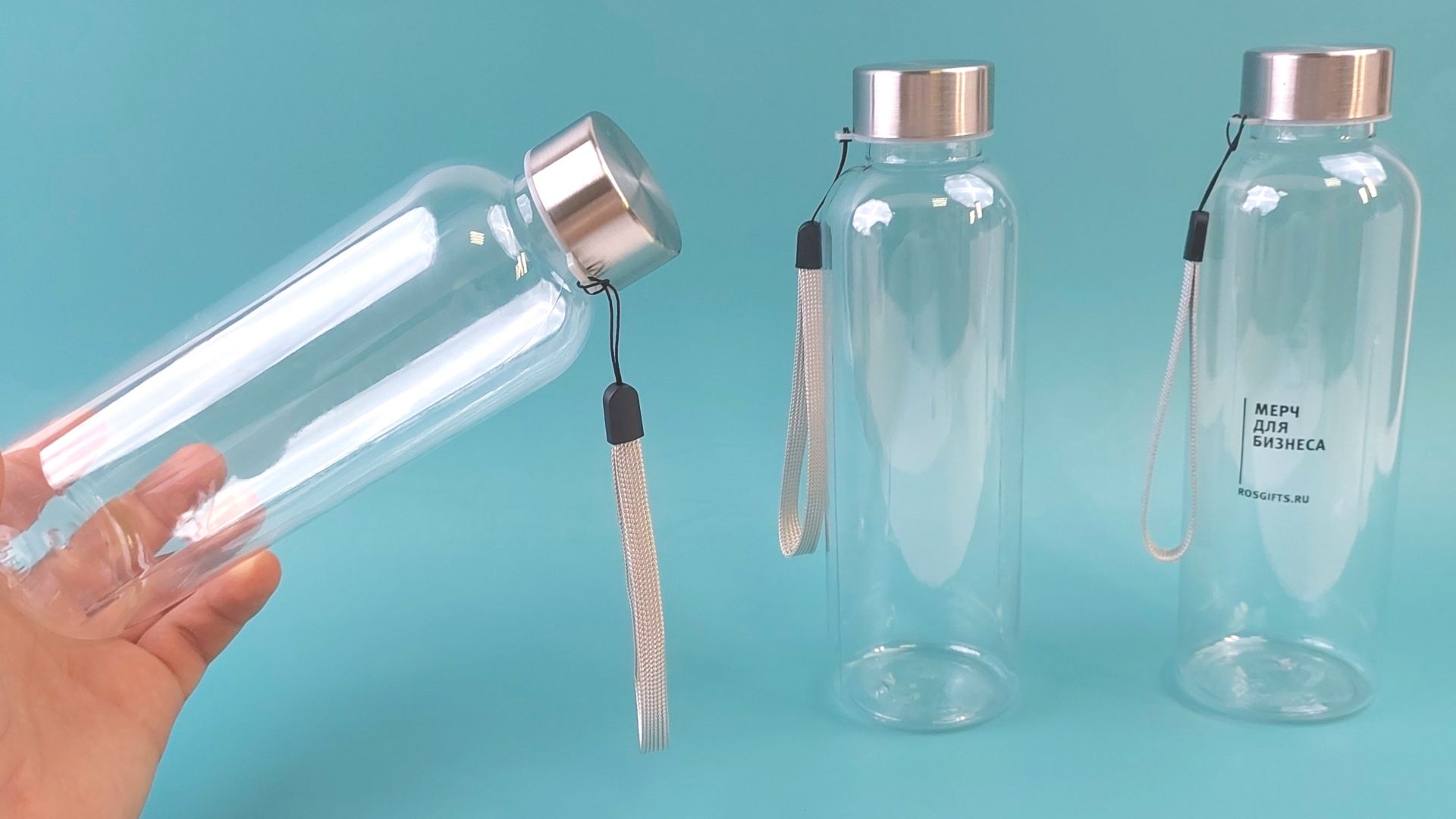 Бутылки для воды из переработанного пластика Water