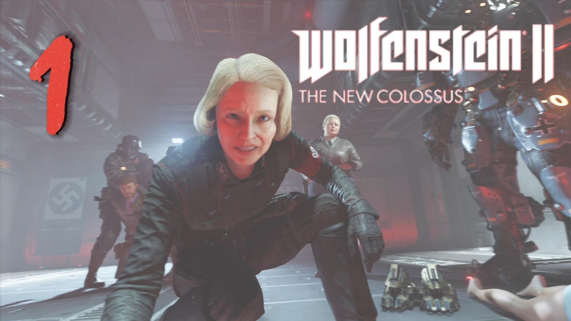WOLFENSTEIN 2 New Colossus Прохождение #1