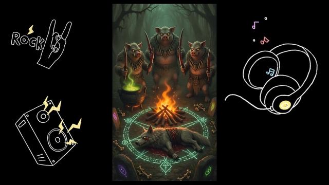 Три поросёнка - Жрецы у костра _ Тёмная сказка