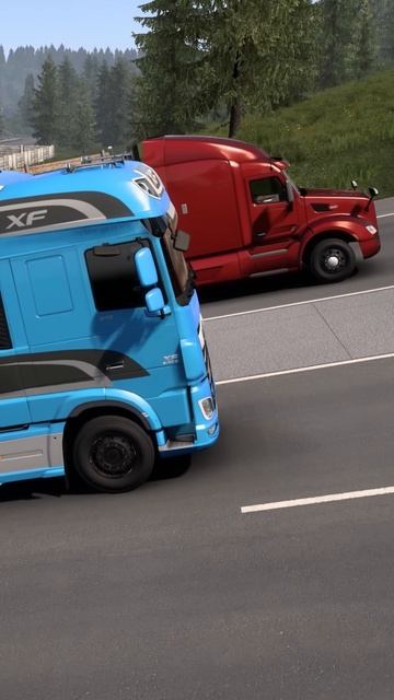 Гонка в гору ETS 2 против ATS.