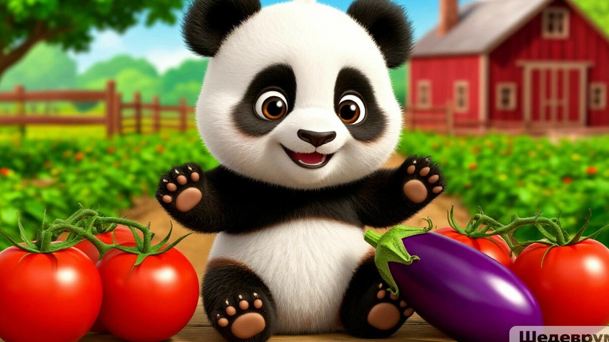 Малышка панда