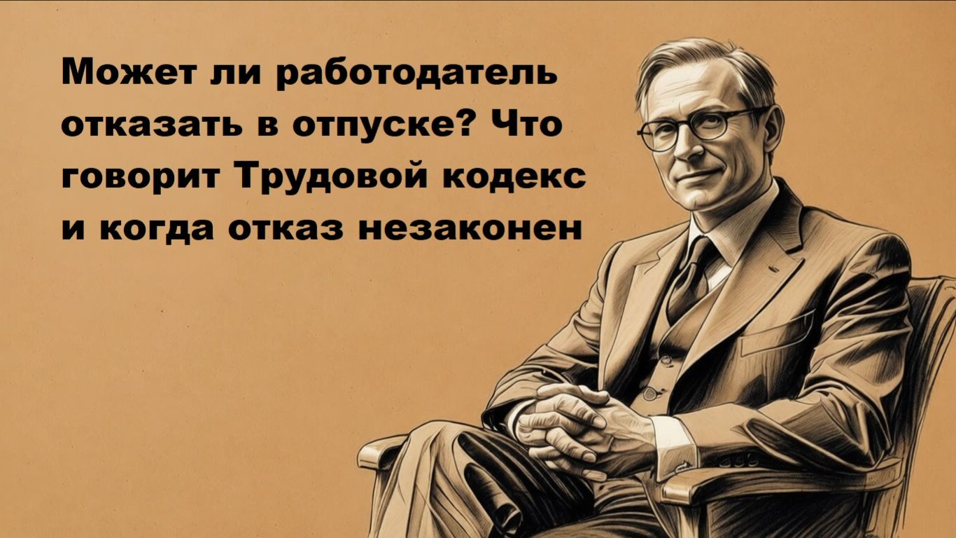 Имеет ли право работодатель отказать в отпуске. Что говорит Трудовой кодекс и когда отказ незаконен
