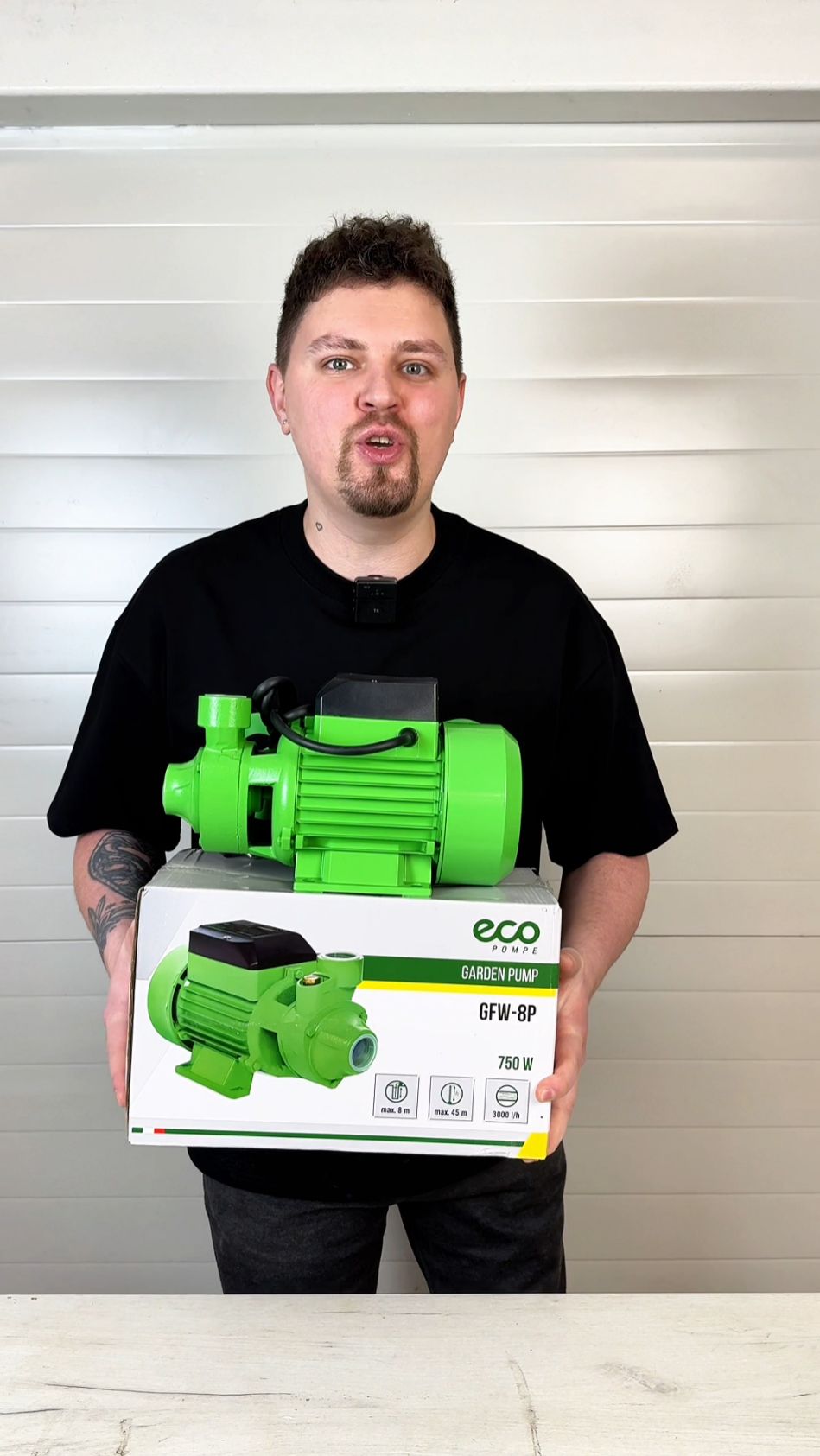 Насос садовый ECO GFW-8P