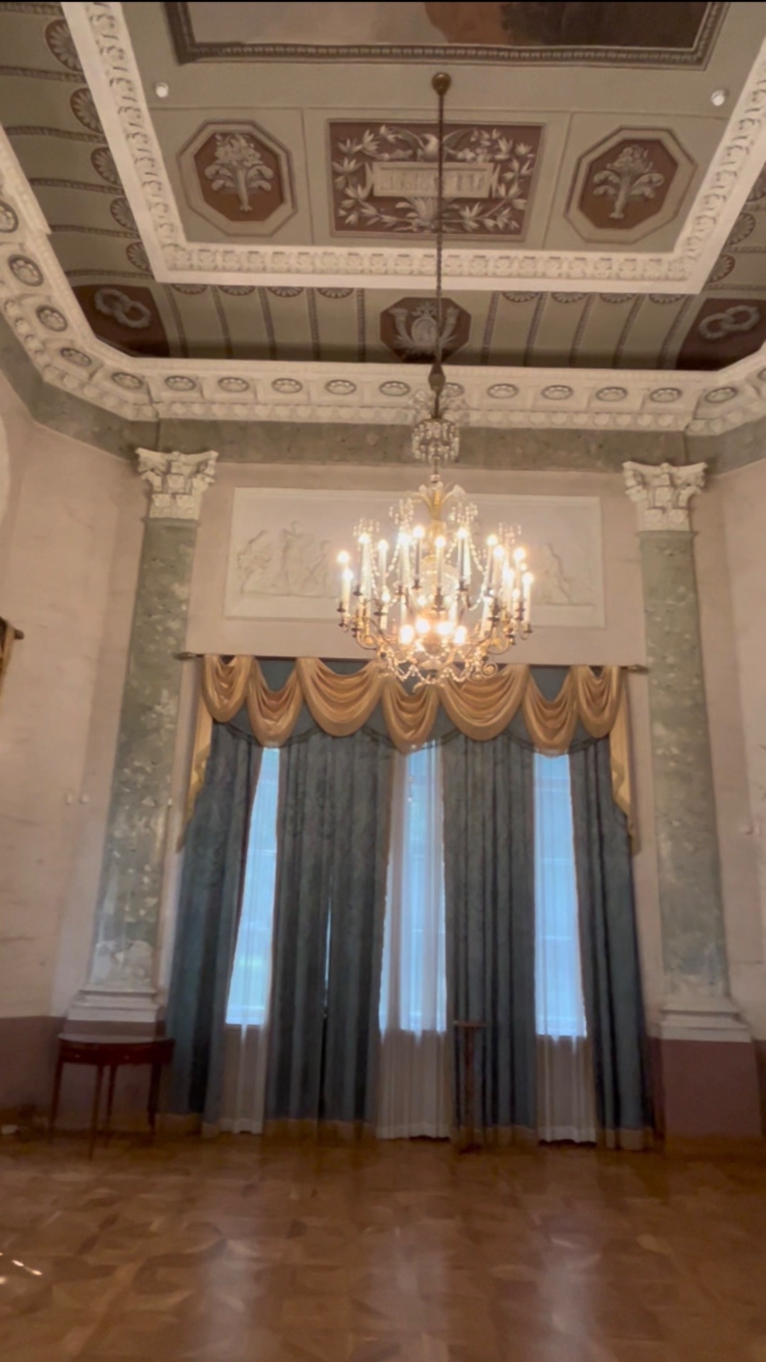 Мраморный зал.Дворец Дурасова (Музей-усадьба Люблино)/ Marble Hall.Durasov Palace (Lyublino Museum)