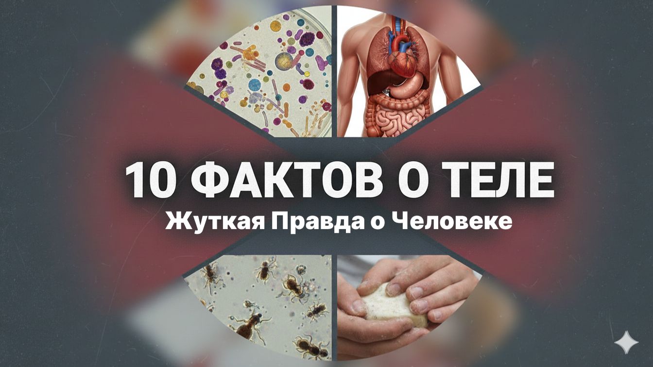 10 ОТВРАТИТЕЛЬНЫХ ФАКТОВ О ТВОЁМ ТЕЛЕ: Кто Живёт на Твоём Лице?