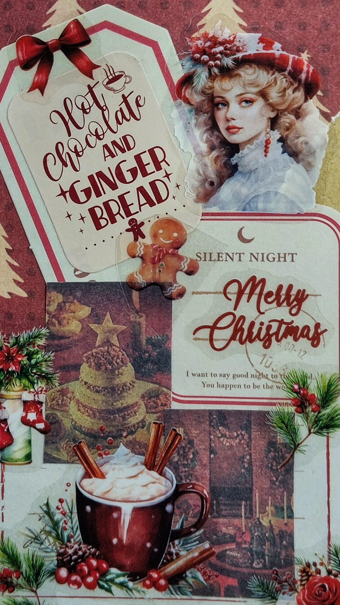 «Новогодний горячий шоколад» 🎄🍪☕ #скрапбукинг #асмр #новыйгод #рождество #праздник #сладости