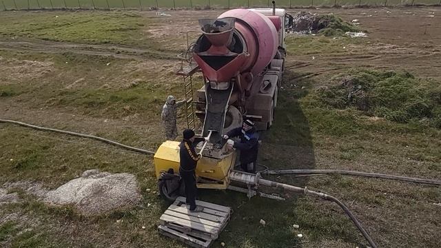 Растворонасос для набрызга. Не маленький Гранд 8!  Набрызг на поверхность. Мокрый тип.